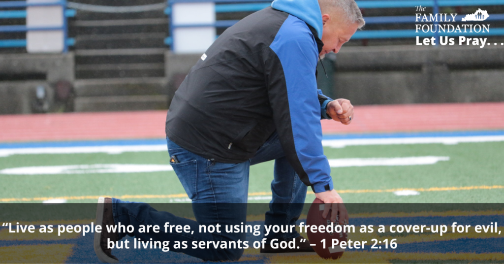 Let Us Pray: Coach Joe Kennedy Takes the Field - The Family Foundation ...