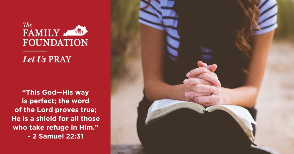 Let Us Pray: Tomorrow is National Day of Prayer - The Family Foundation ...