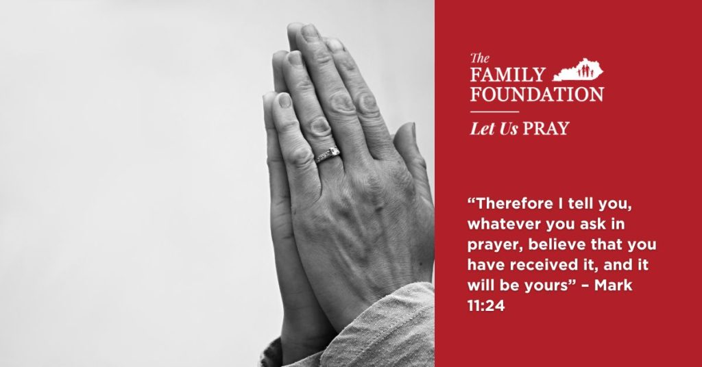 Let Us Pray: Pray for America - The Family Foundation in Kentucky