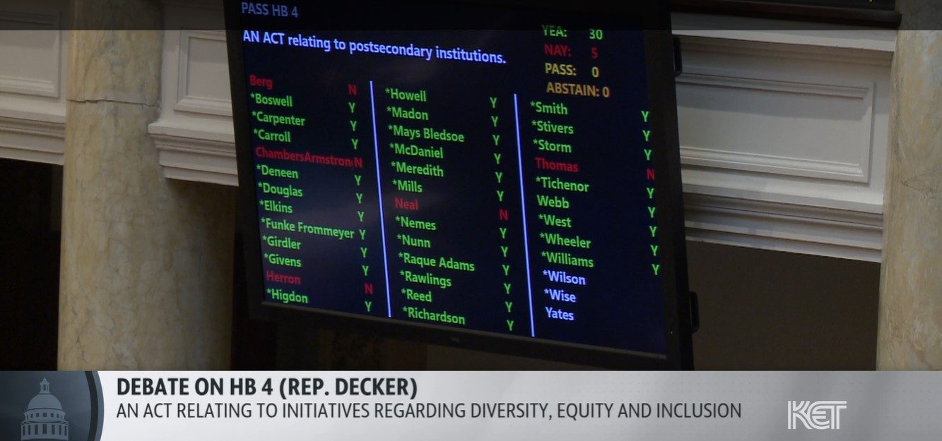 Kentucky Senate Passes HB 4 To Ban Harmful DEI Policies at Public Universities - The Family ...